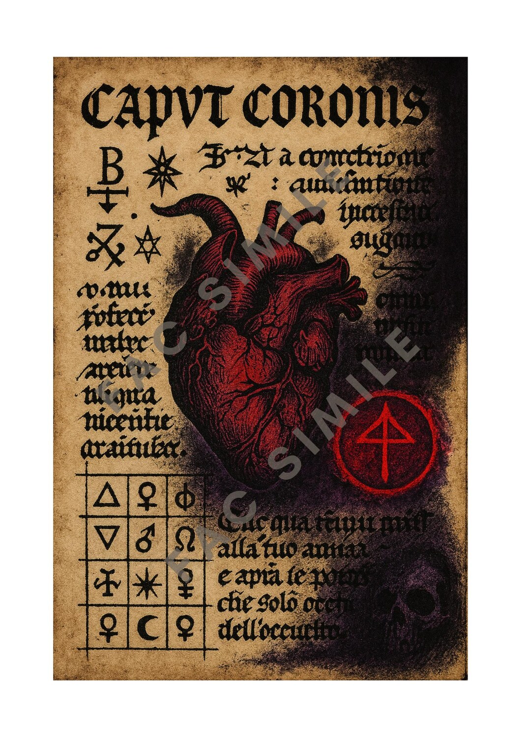 Cuore Anatomico - Gothic, Occulto, Mistero, Esoteric, Dark Aesthetic ...