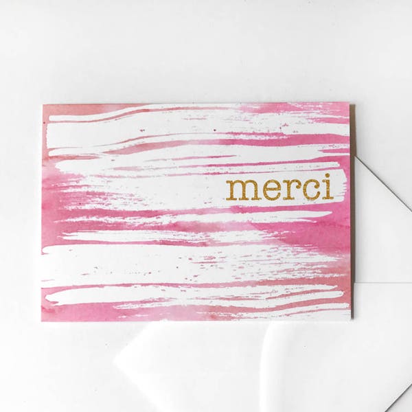 Card for French Teacher Thank You - Etsy
