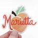 Marietta Georgia Sticker - Marietta Georgia Gift - City Sticker ...