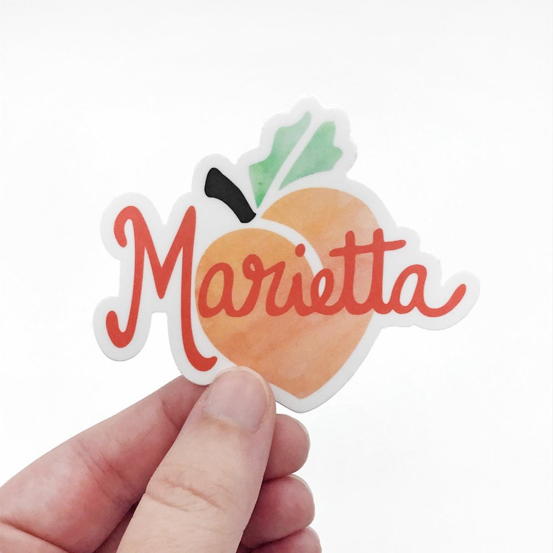 Marietta Georgia Sticker Marietta Georgia Gift City | Etsy