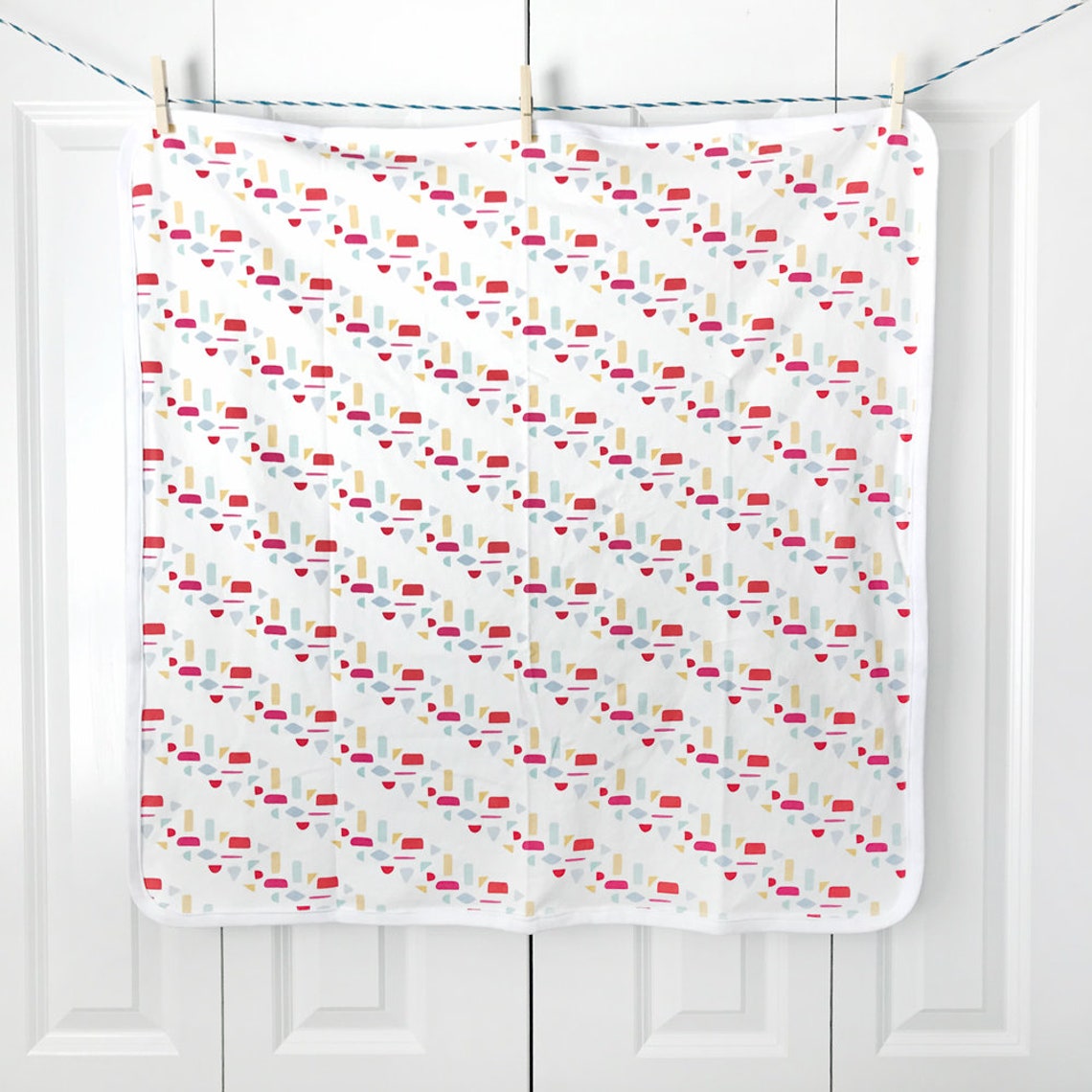 Geometric Baby Blanket Baby Shower Gift Newborn Receiving | Etsy