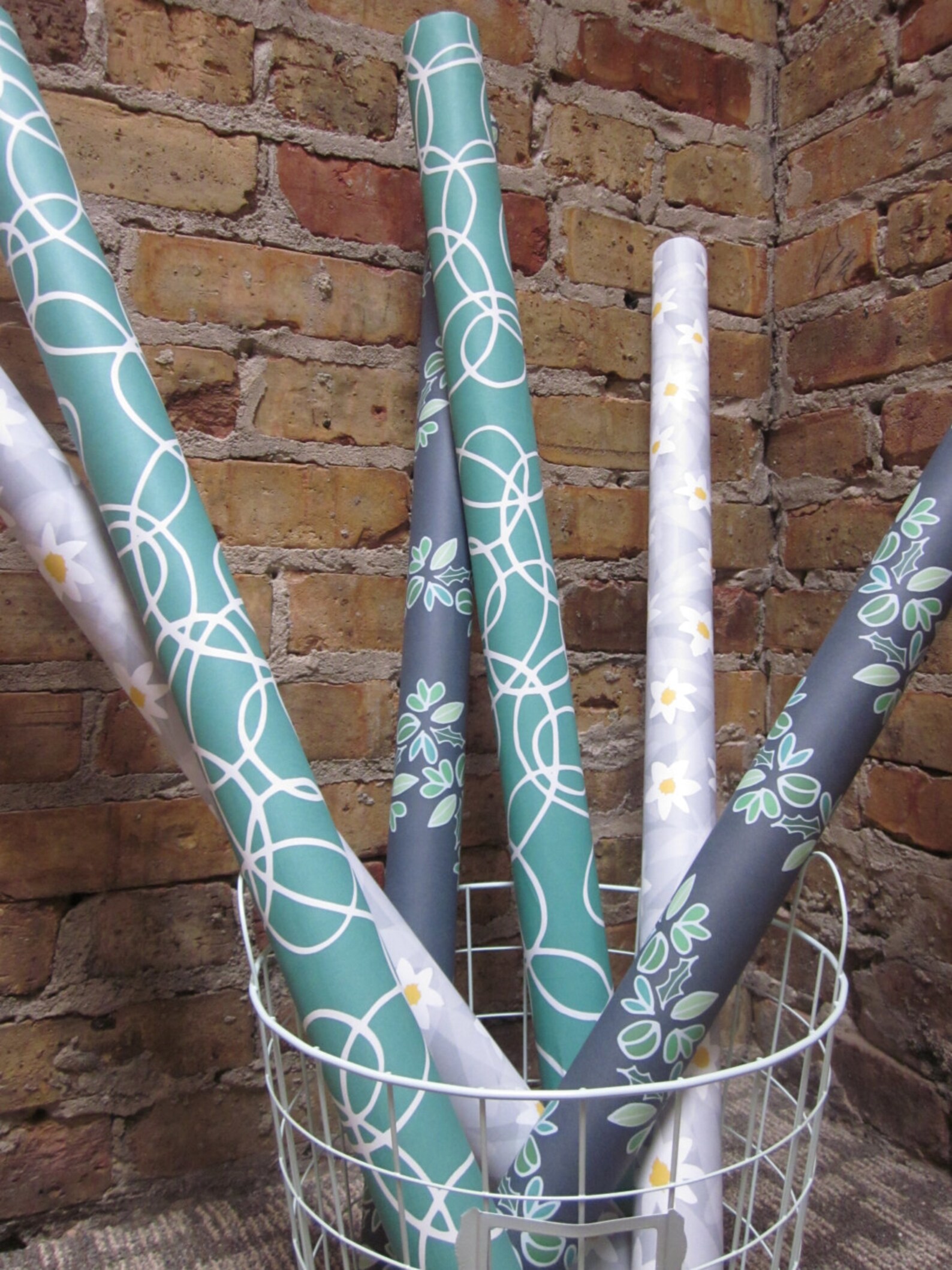 Daisy Wrapping Paper Roll Floral Gift Wrap Botanical Gift - Etsy