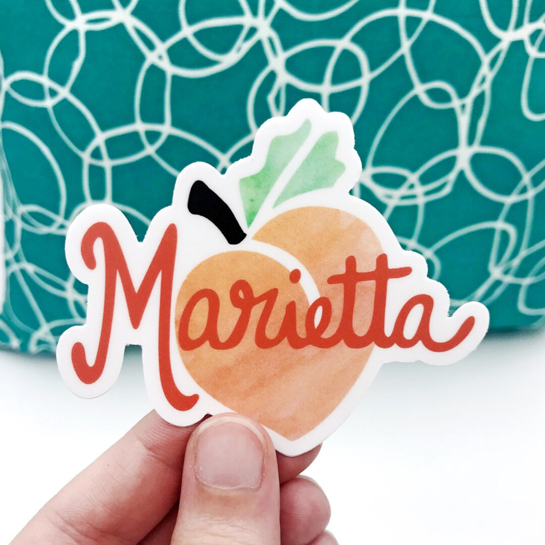Marietta Georgia Sticker - Marietta Georgia Gift - City Sticker ...