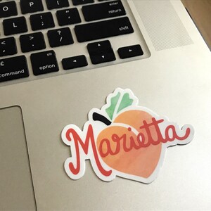 Marietta Georgia Sticker - Marietta Georgia Gift - City Sticker ...