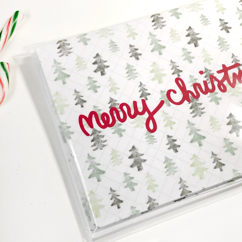 Merry Christmas Cards Holiday Note Card Set of 6 Christmas - Etsy