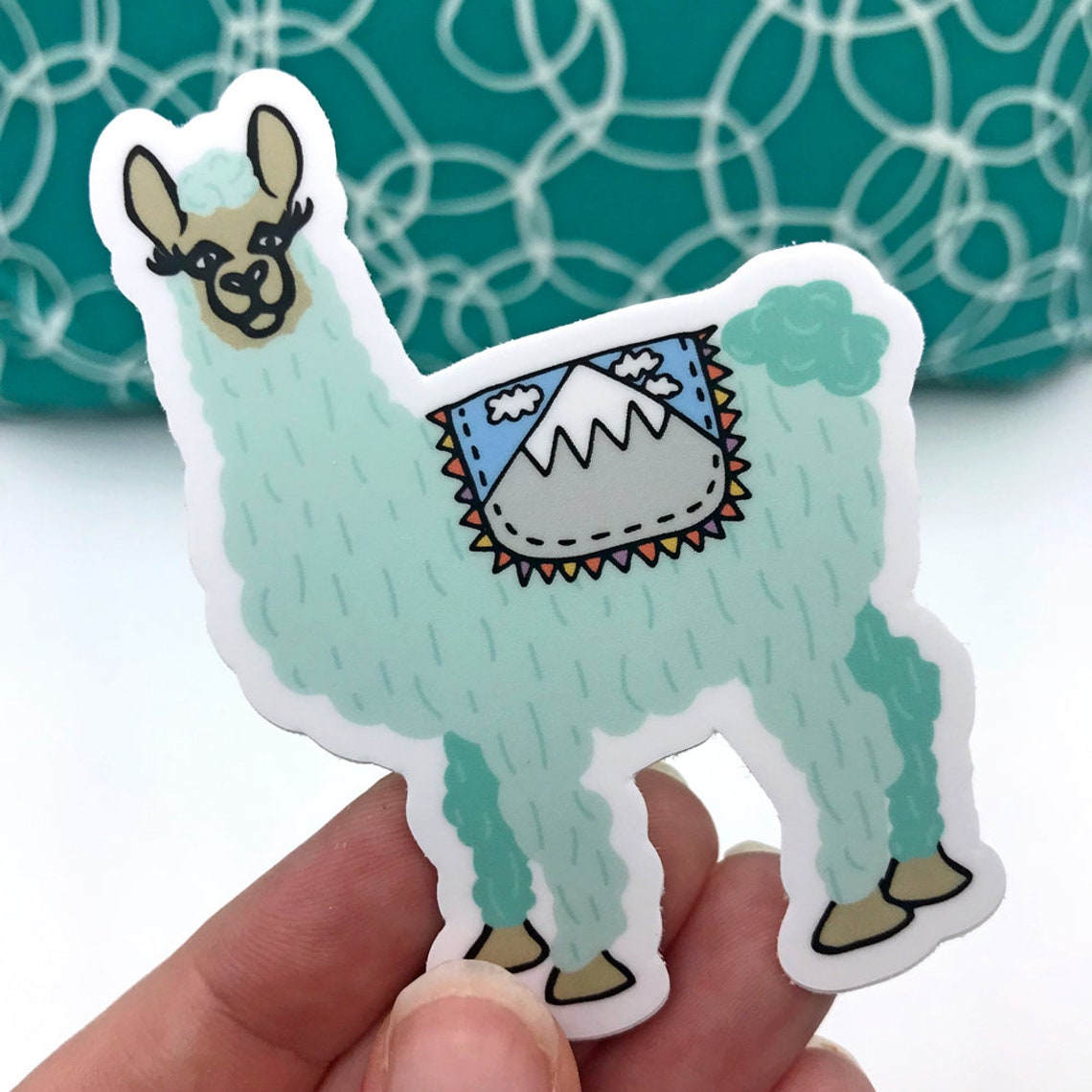 Llama Sticker Laptop Decal Llama Gift for Her Vinyl - Etsy