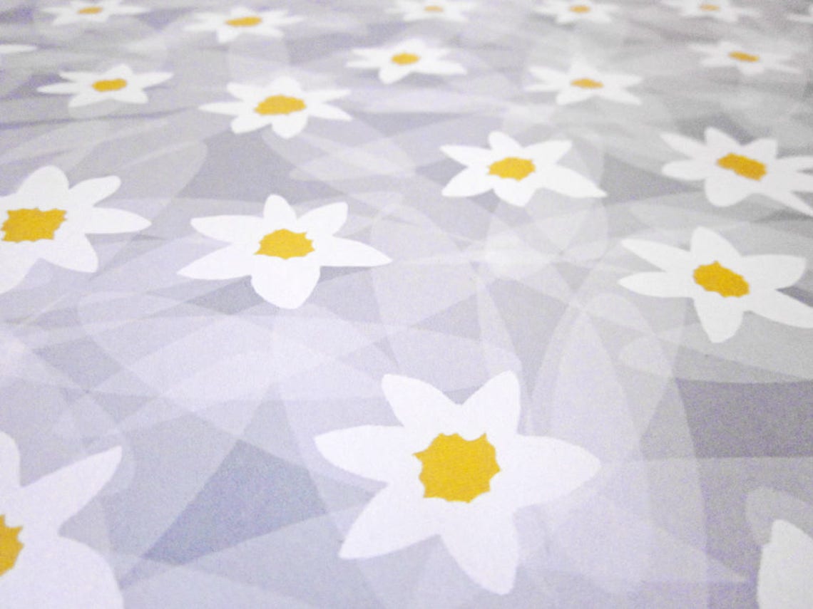 Daisy Wrapping Paper Roll Floral Gift Wrap Botanical Gift - Etsy