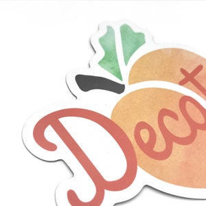 Decatur Georgia Car Magnet, Decatur Peach Magnet, Atlanta Neighborhood ...