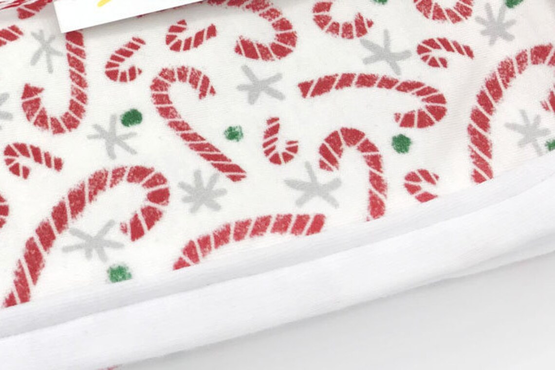 Candy Cane Baby Blanket, Christmas Swaddle Blanket, Christmas Gift for ...