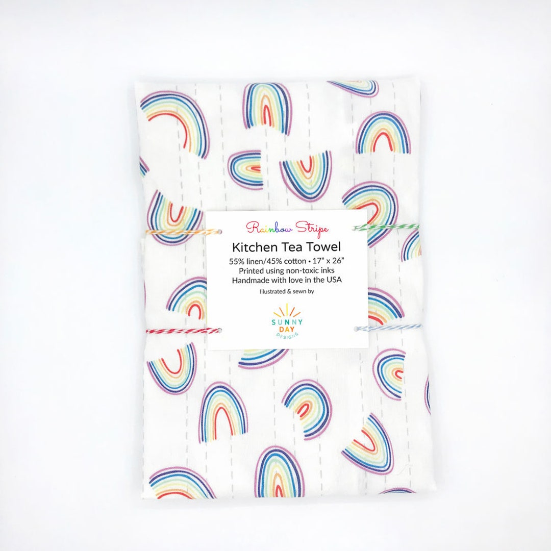 Rainbow Kitchen Towel - Rainbow Gifts - LGBTQ Pride Dish Towel ...