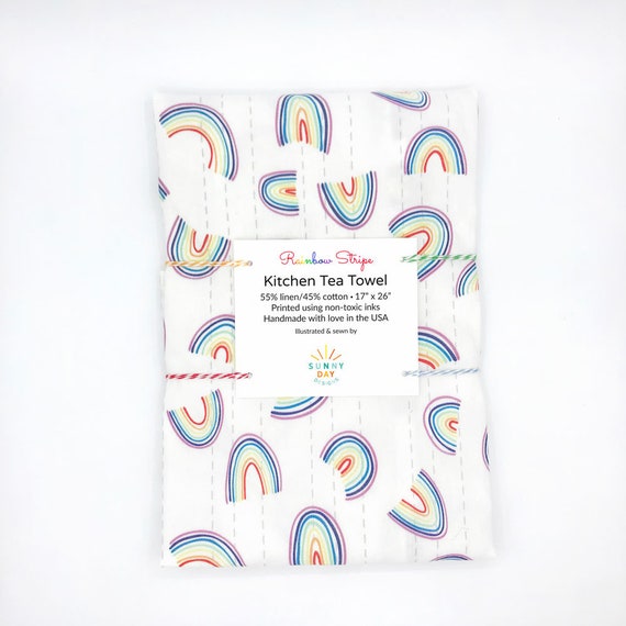 Rainbow Kitchen Towel Rainbow Gifts LGBTQ Pride Dish Towel | Etsy