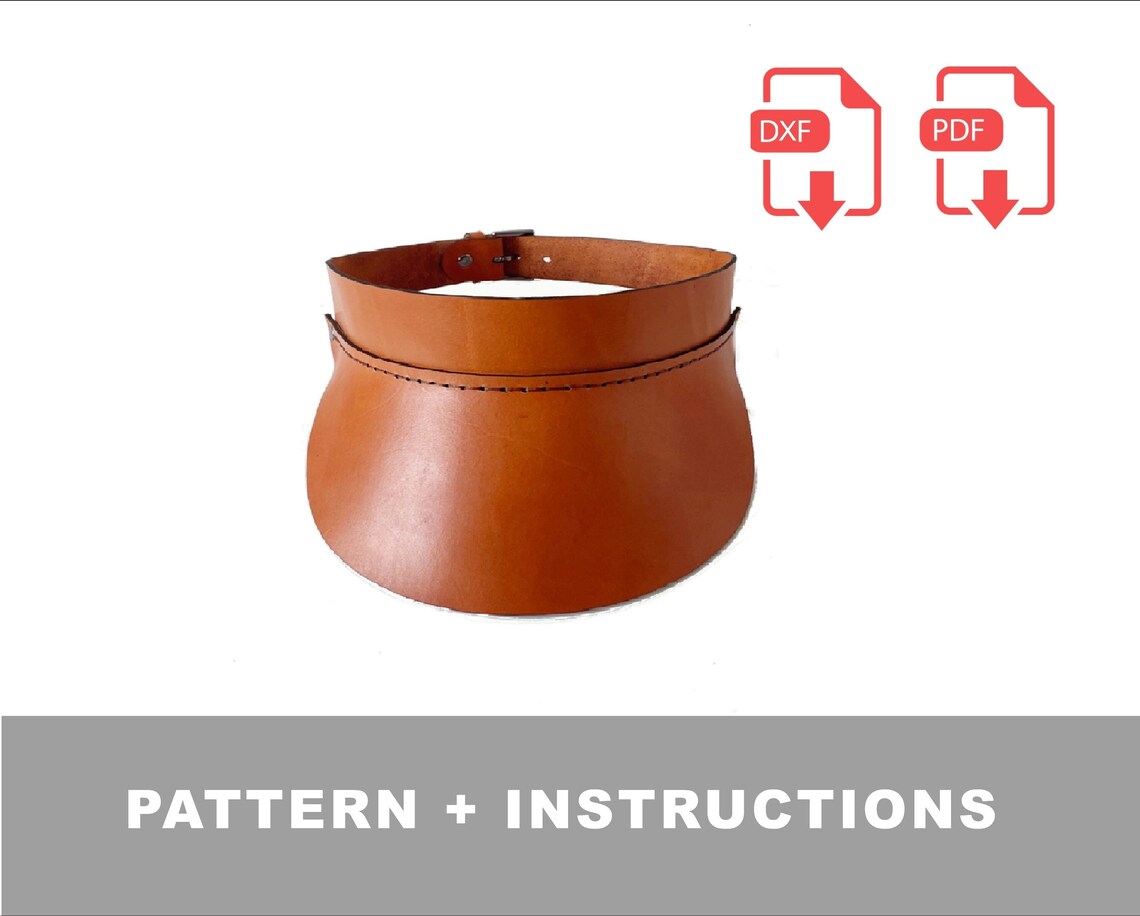 Leather Visor Hat Pattern - Etsy