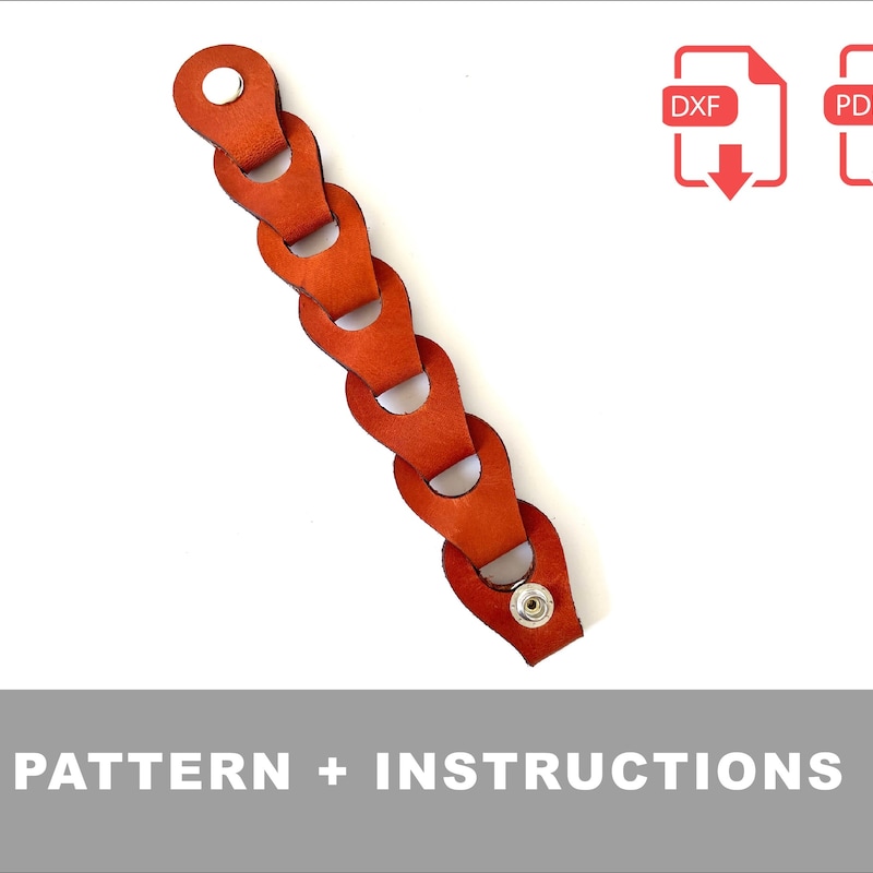 Leather Link Template - Etsy