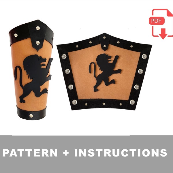 Leather Bracer Pattern - Etsy