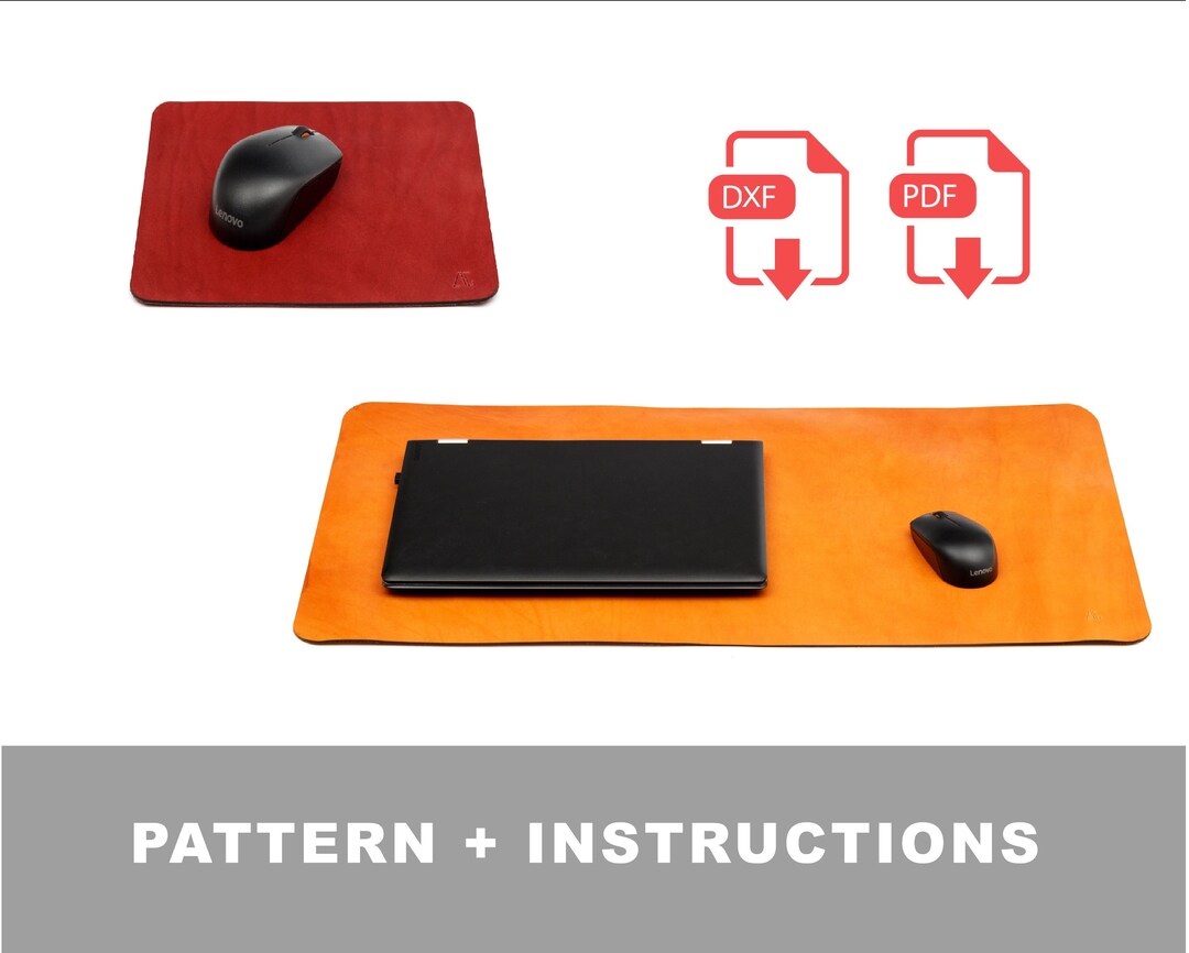 Leather Laser and PDF DESK MAT Pattern - Etsy