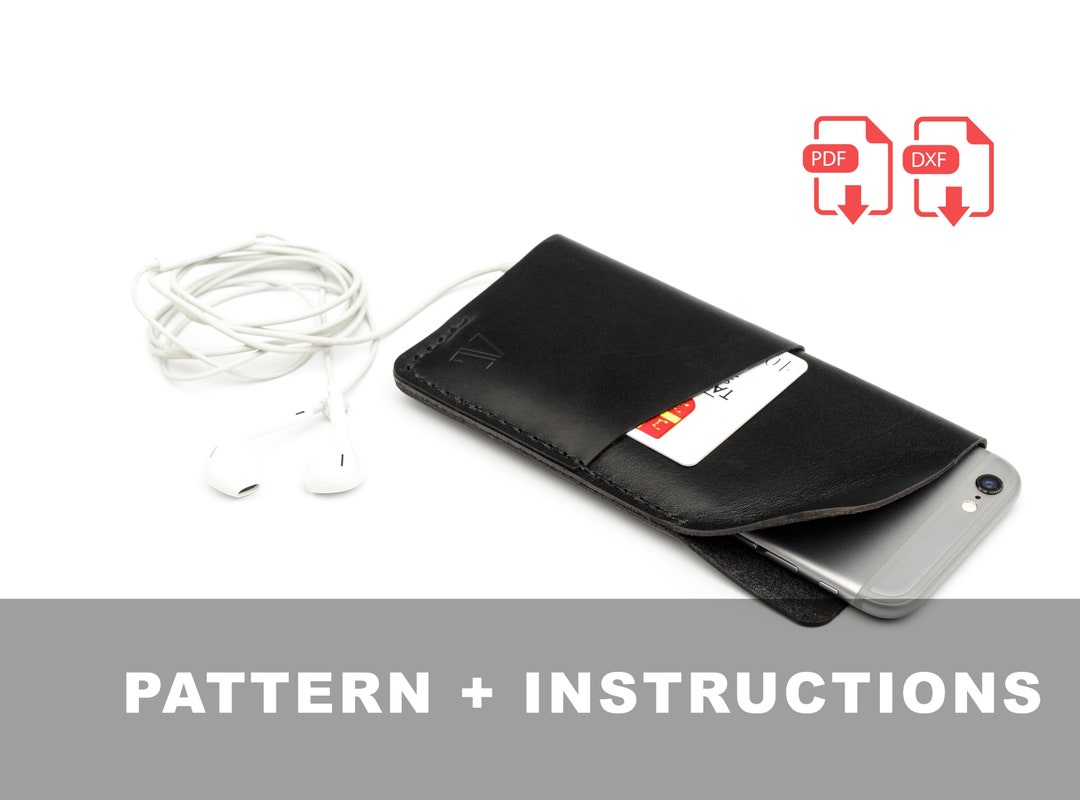 Laser and PDF iPhone 6/7 Leather Case Pattern - Etsy