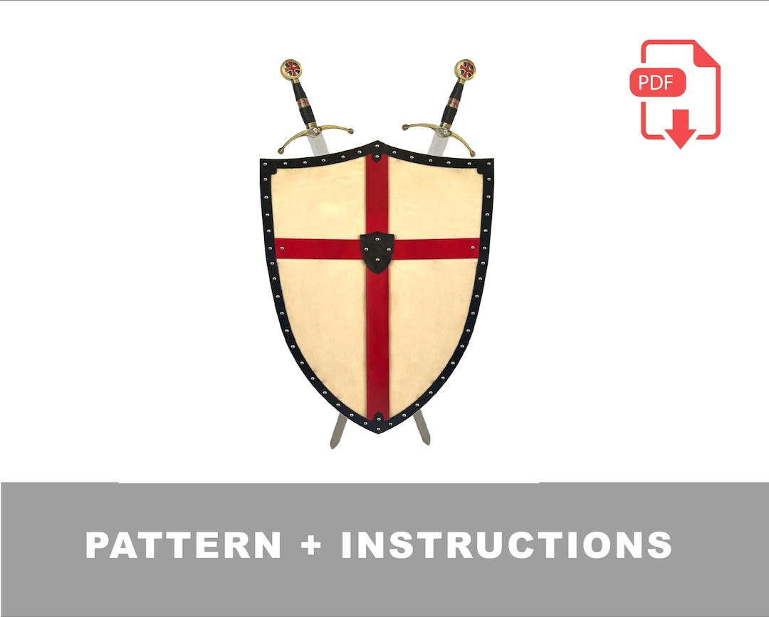 Crusader Shield Pattern - Etsy