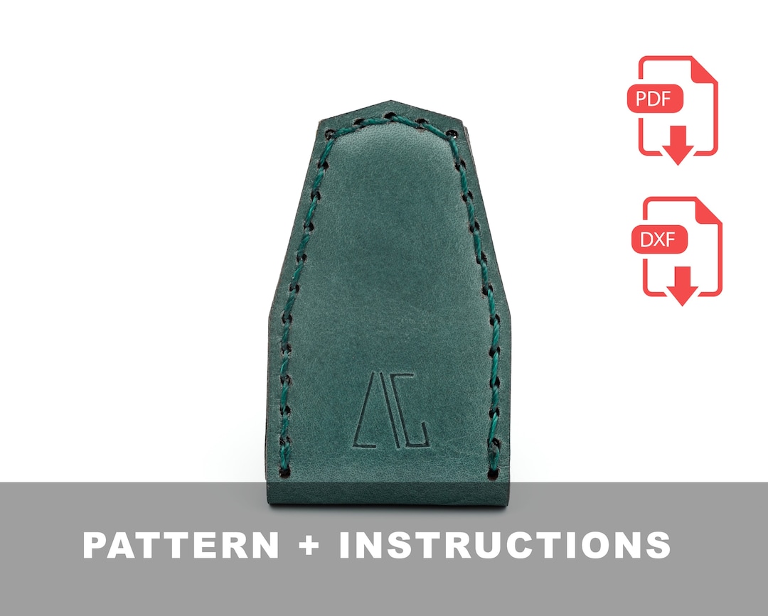 Laser and PDF Leather Magnetic Money Clip Pattern - Etsy