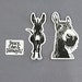 Donkey Sticker Set of 3 - Etsy