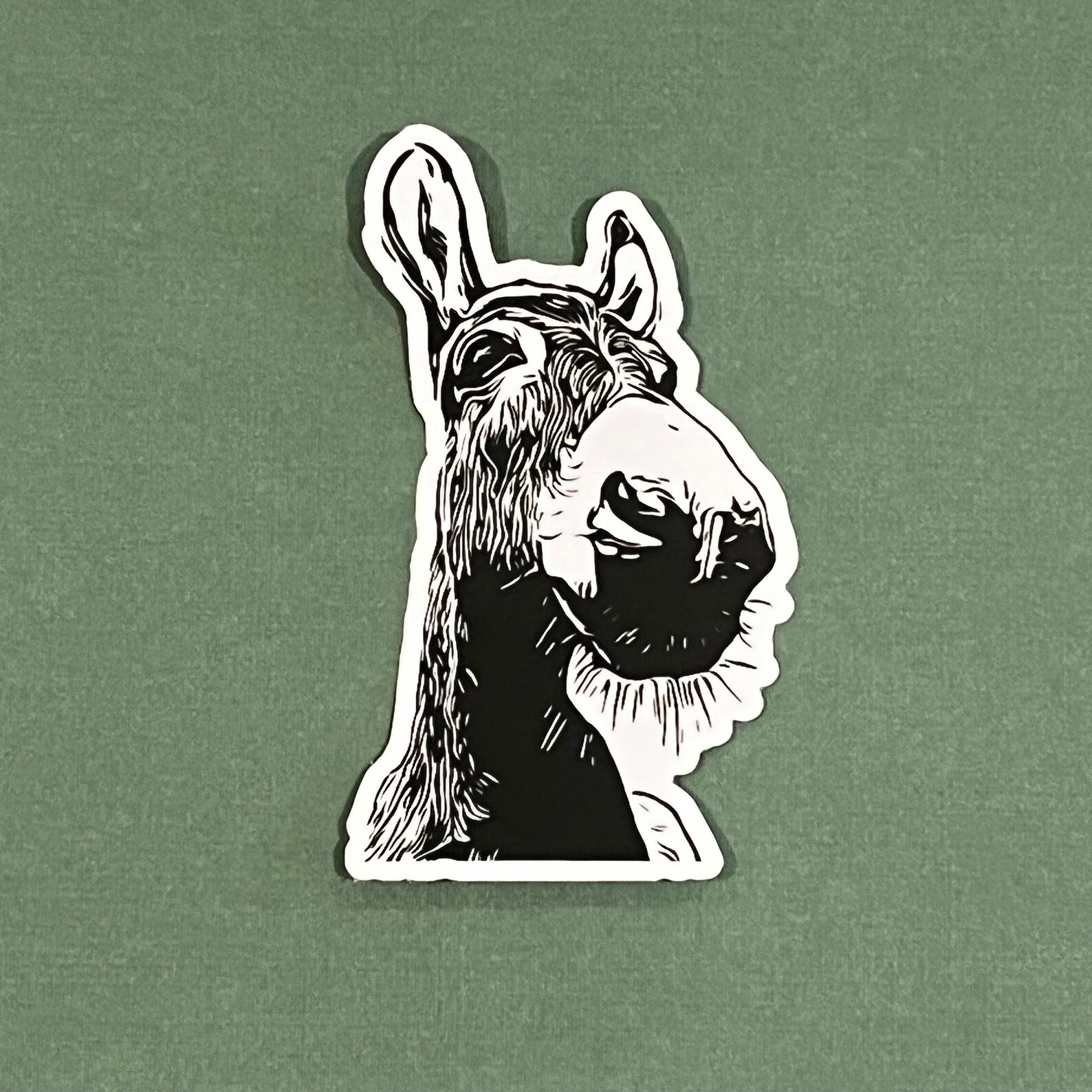 Donkey Sticker Set of 3 - Etsy