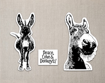 Donkey Meme Stickers, Shrek Donkey Sticker, Funny Meme Decal, Laptop ...