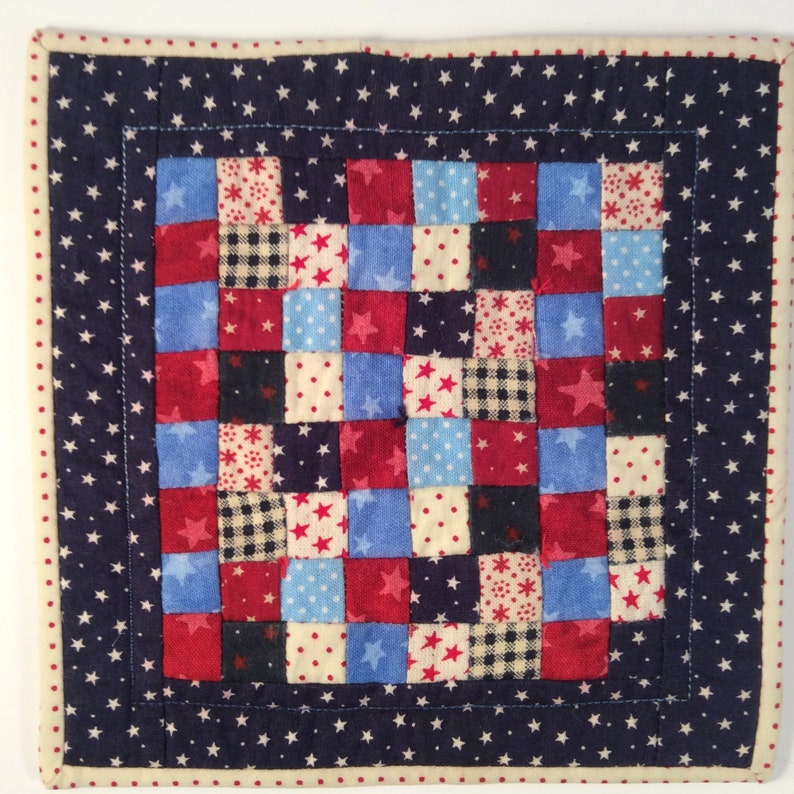 Star Miniature Patchwork Quilt - Etsy