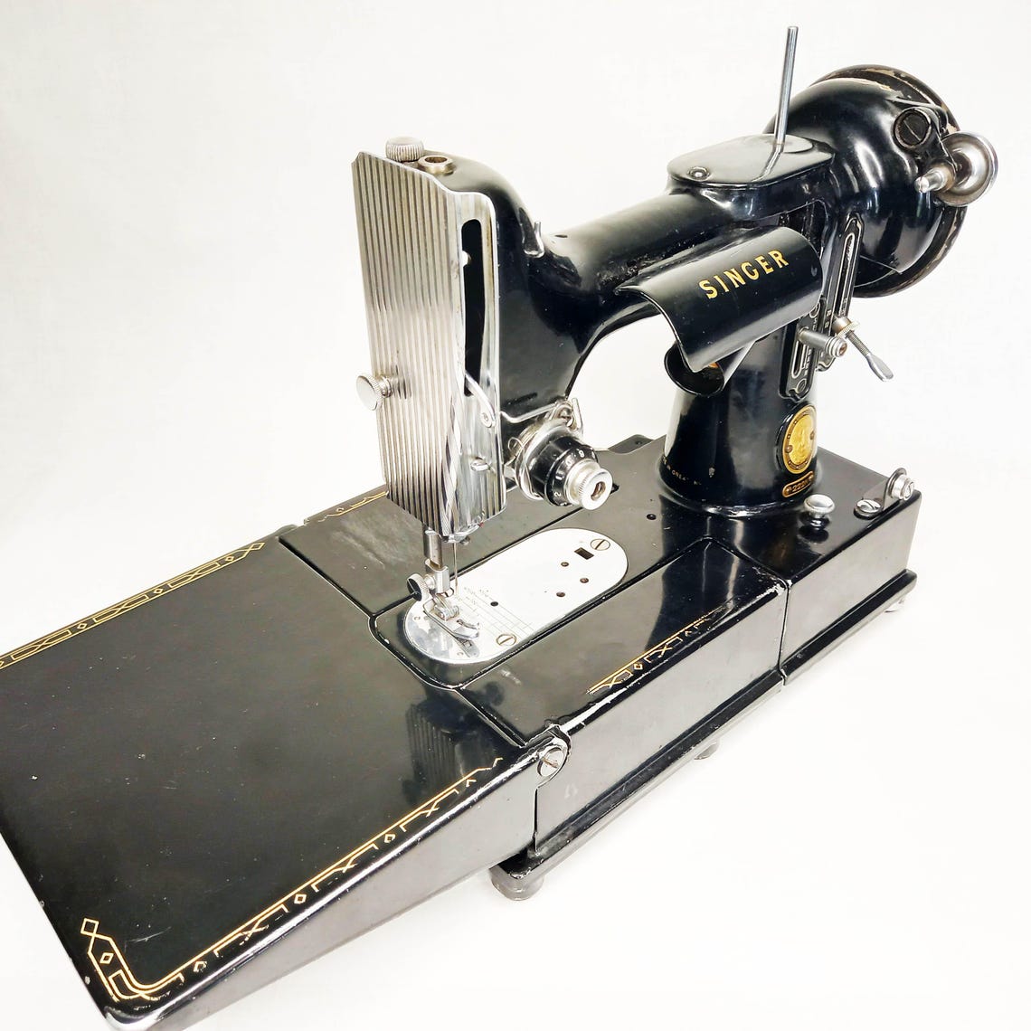 Singer 221 222K Featherweight Sewing Machine Thread Guide Bar Set ...