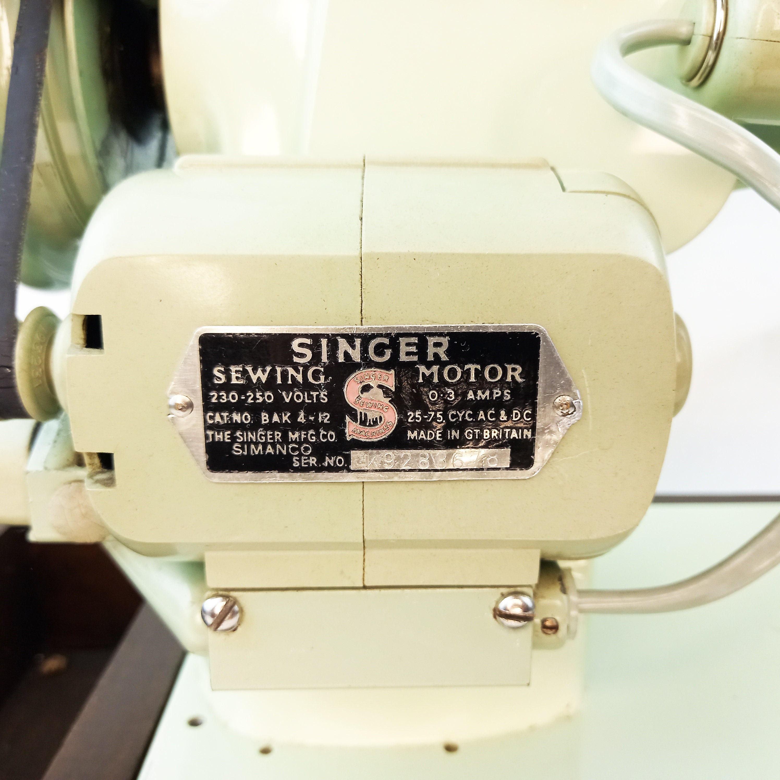 SINGER 319K Industrial Strength Heavy Duty Sewing Machine 1957 Vintage ...