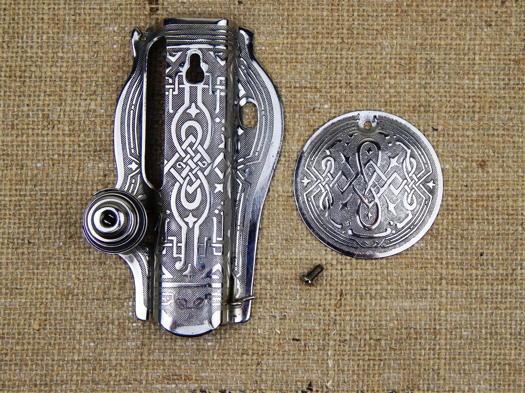 Blackside Scroll Face Plate & Backplate Face Front Plate for Singer ...