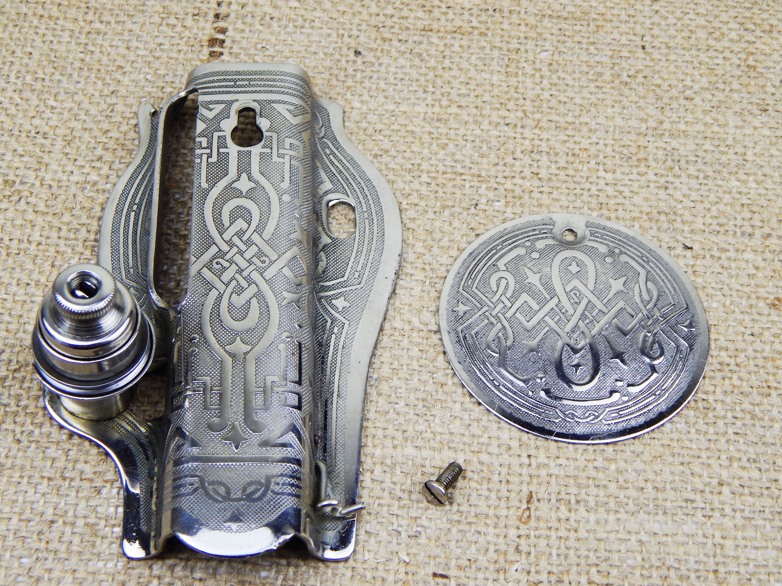 Blackside Scroll Face Plate & Backplate Face Front Plate for Singer ...