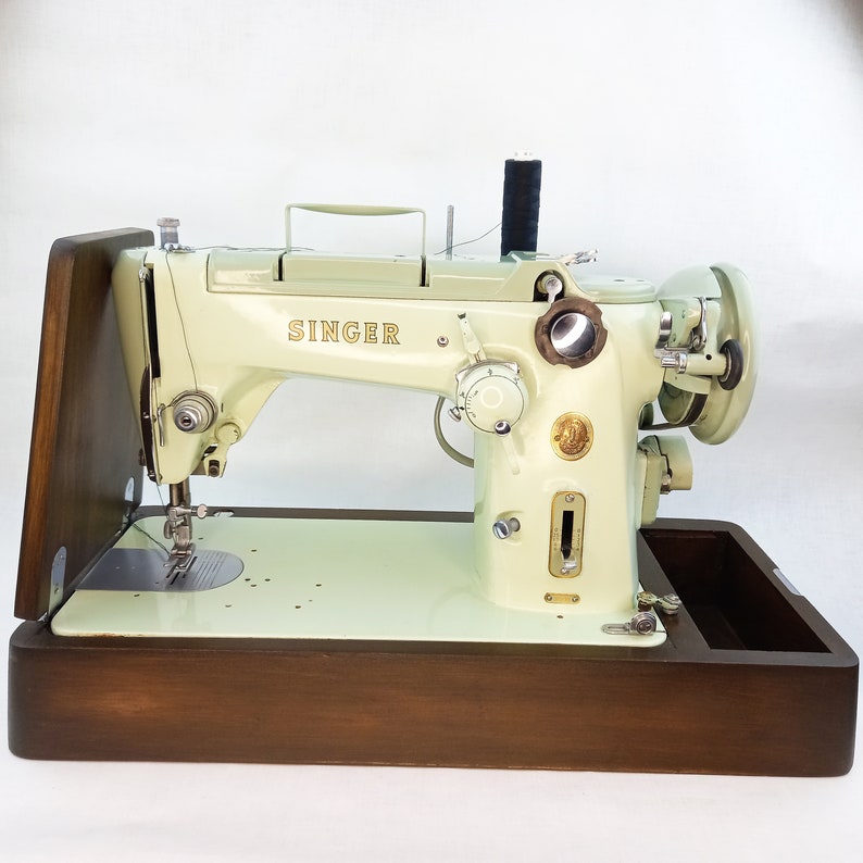 SINGER 319K Industrial Strength Heavy Duty Sewing Machine 1957 Vintage ...