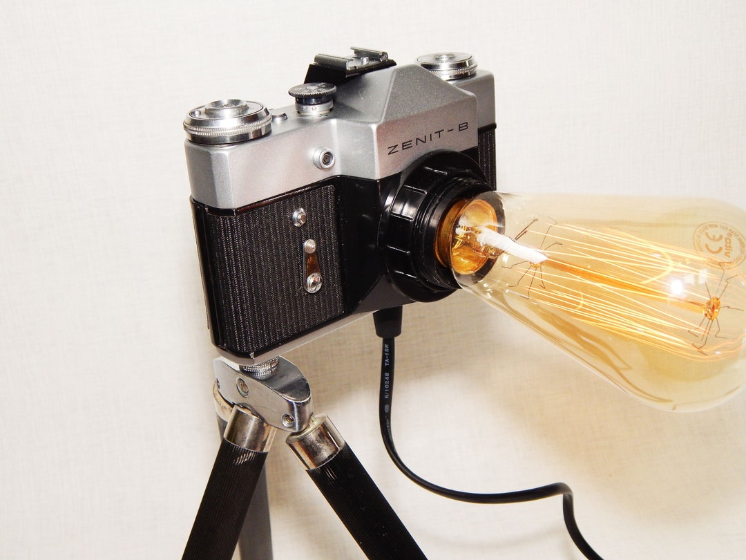 Vintage Zenith Camera Table Lamp, Perfct Gift for Photographers ...