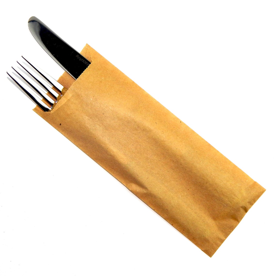 Kraft Brown Paper Silverware Bags - Utensil Holders for Wedding ...