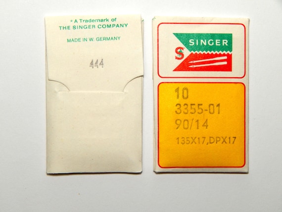 Original Singer Sewing Machine Round Shank Needles 90/14 | Etsy