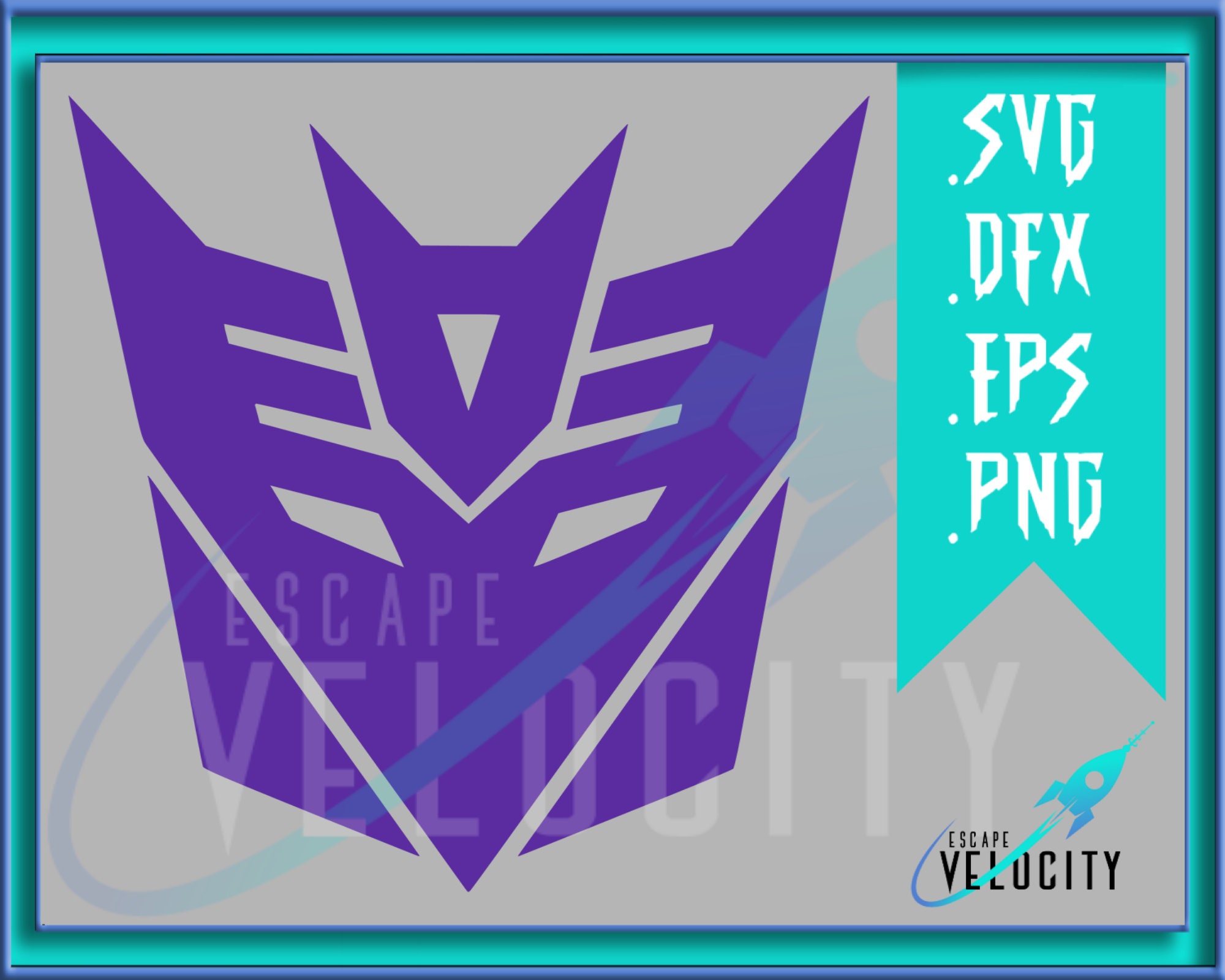 Transformers Decepticon Logo Cut File For Silhouette Cricut | Etsy