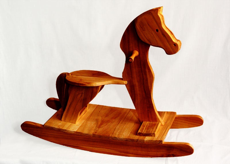 Wooden Rocking Horse - Etsy