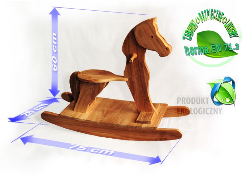 Wooden Rocking Horse - Etsy