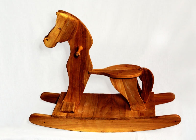 Wooden Rocking Horse - Etsy