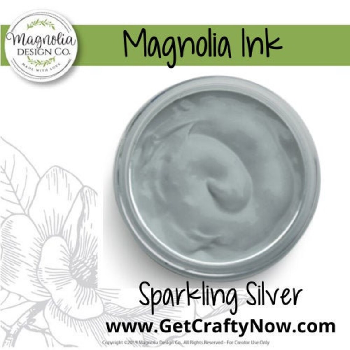 Sparkling Silver Permanent Ink-magnolia Design Co Inks-t-shirts, DIY ...
