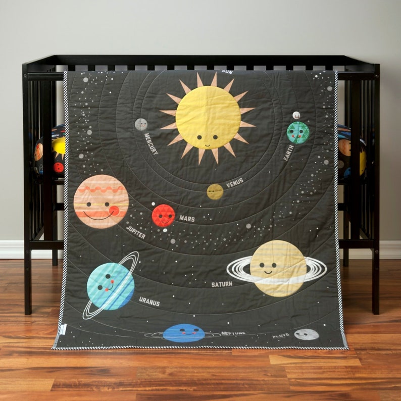 Solar System Baby Quilt at Richard Corbett blog