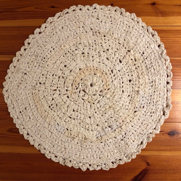 Cotton Crochet Rug - Etsy