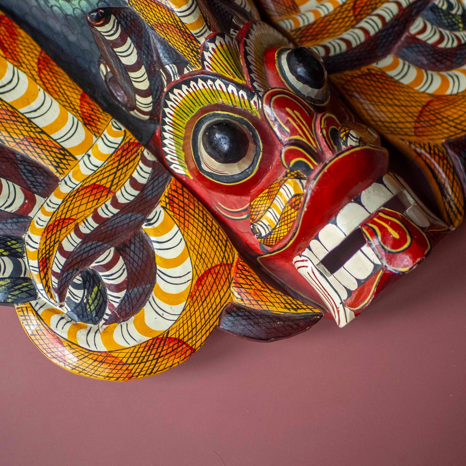 Traditional Sri Lanka naga Raksha Mask Wall - Etsy