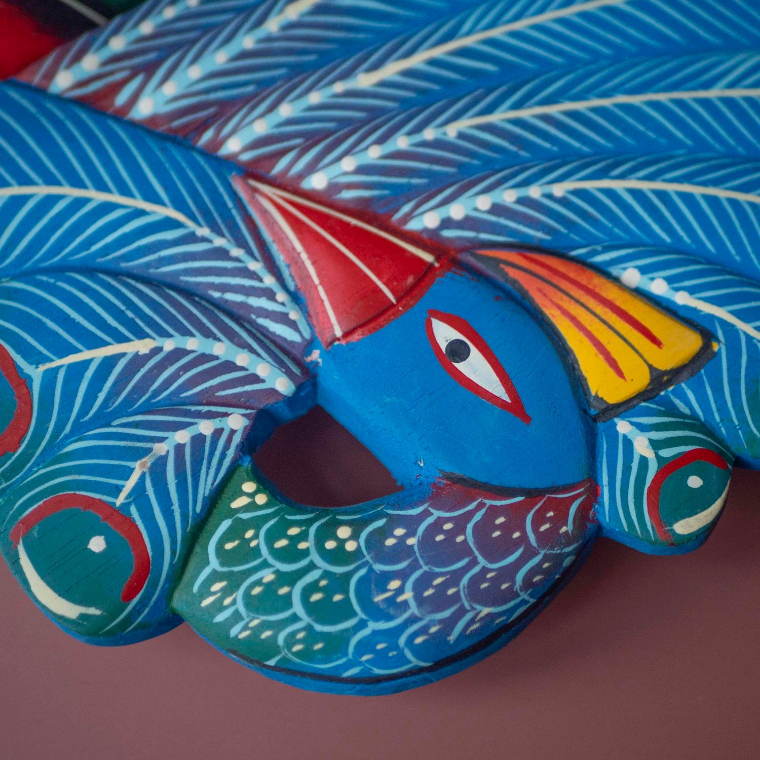 Traditional Sri Lanka mayura Raksha peacock Devil Mask, Travel, Hanging ...