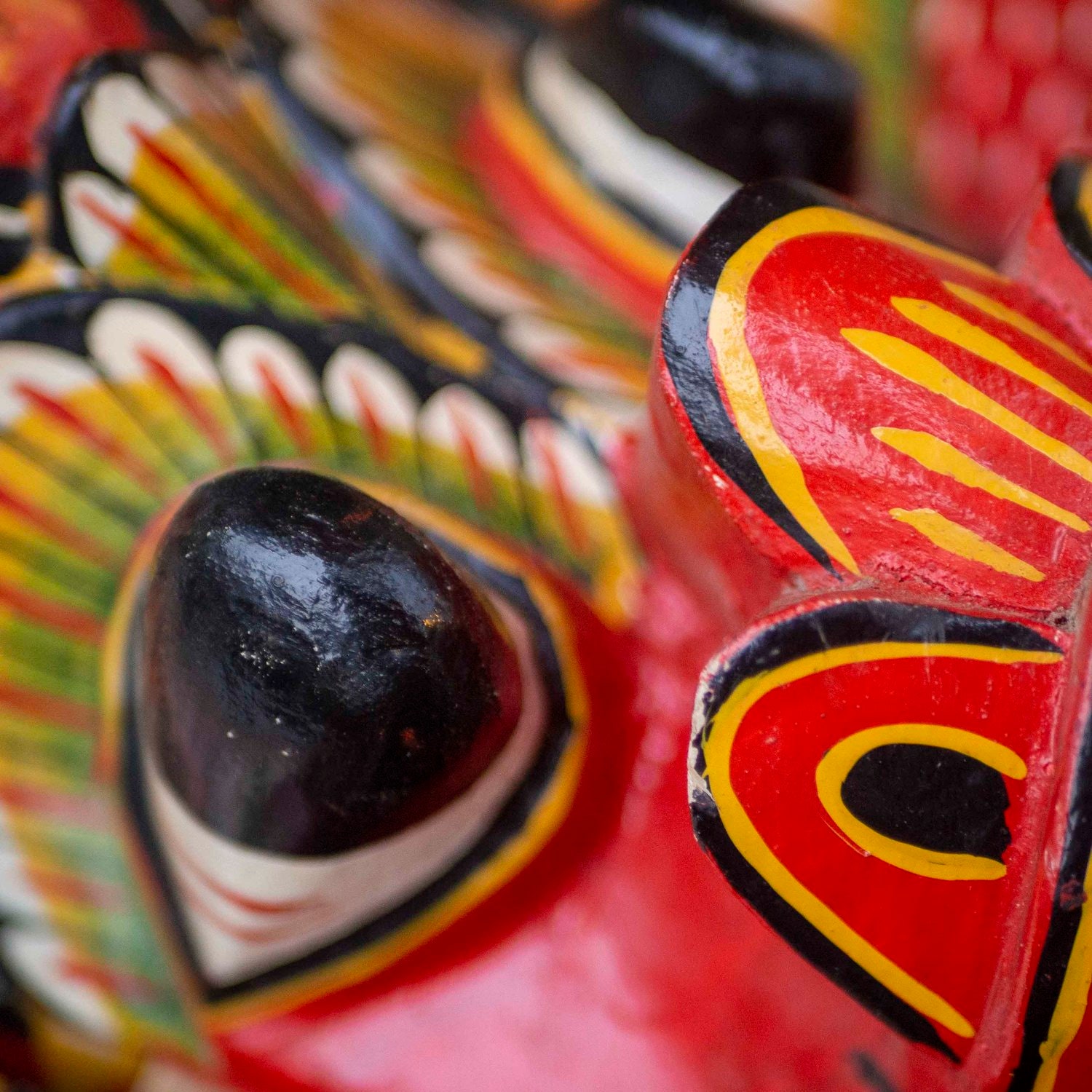 Traditional Sri Lanka gini Raksha fire Devil - Etsy