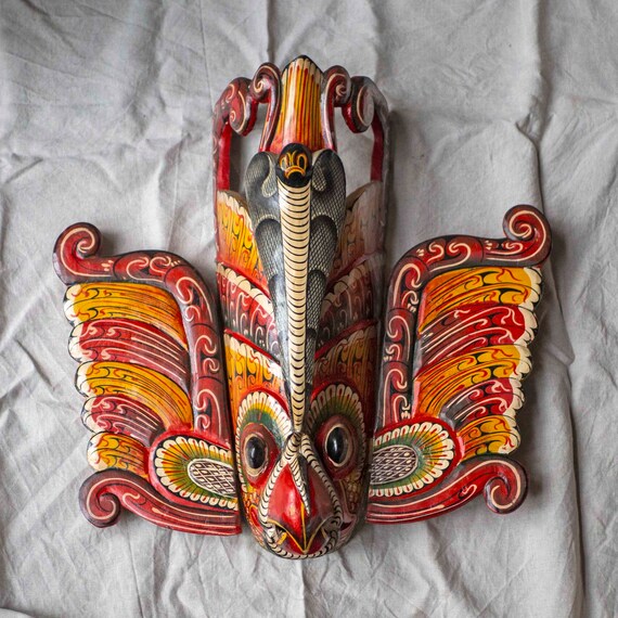 Vintage Traditional Sri Lanka Gurulu Raksha - Etsy