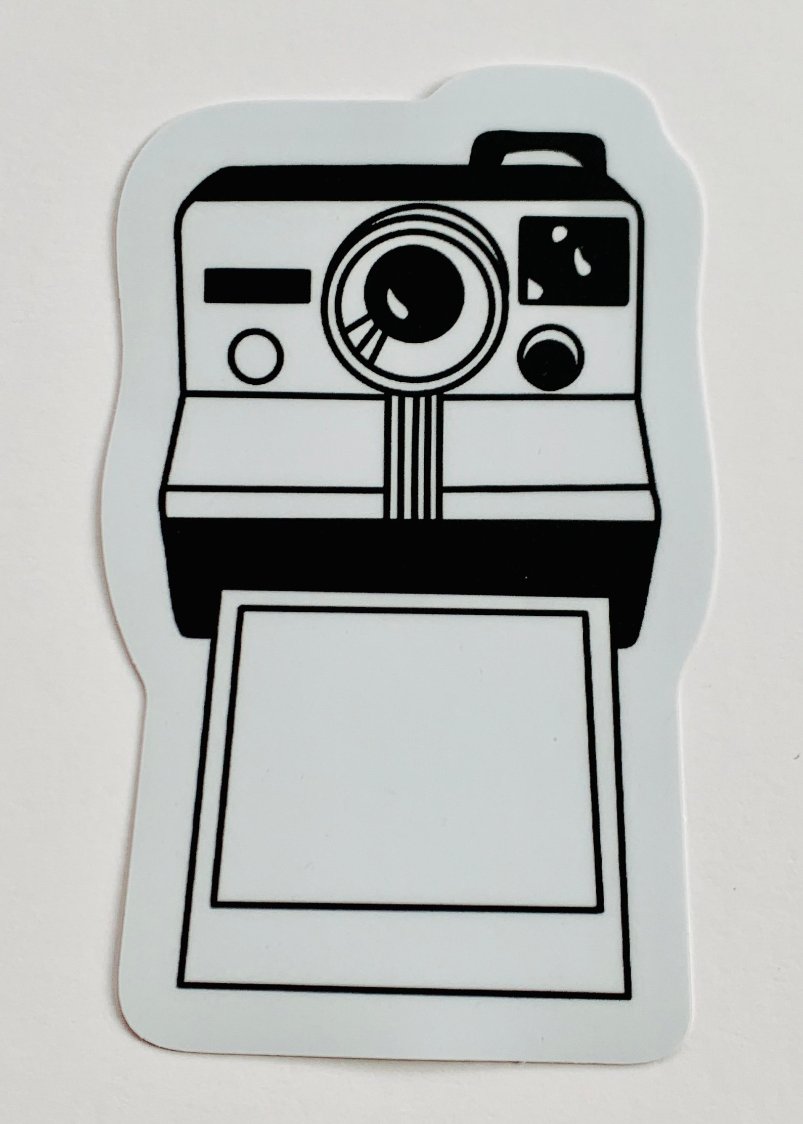 Polaroid Camera Sticker Color It With Sharpies - Etsy