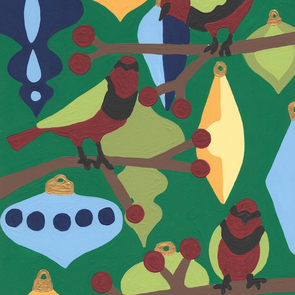 Winter Paint by Number - Etsy