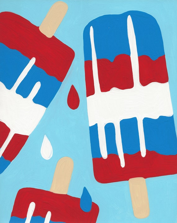 Popsicle Paint by Number Kit | Etsy