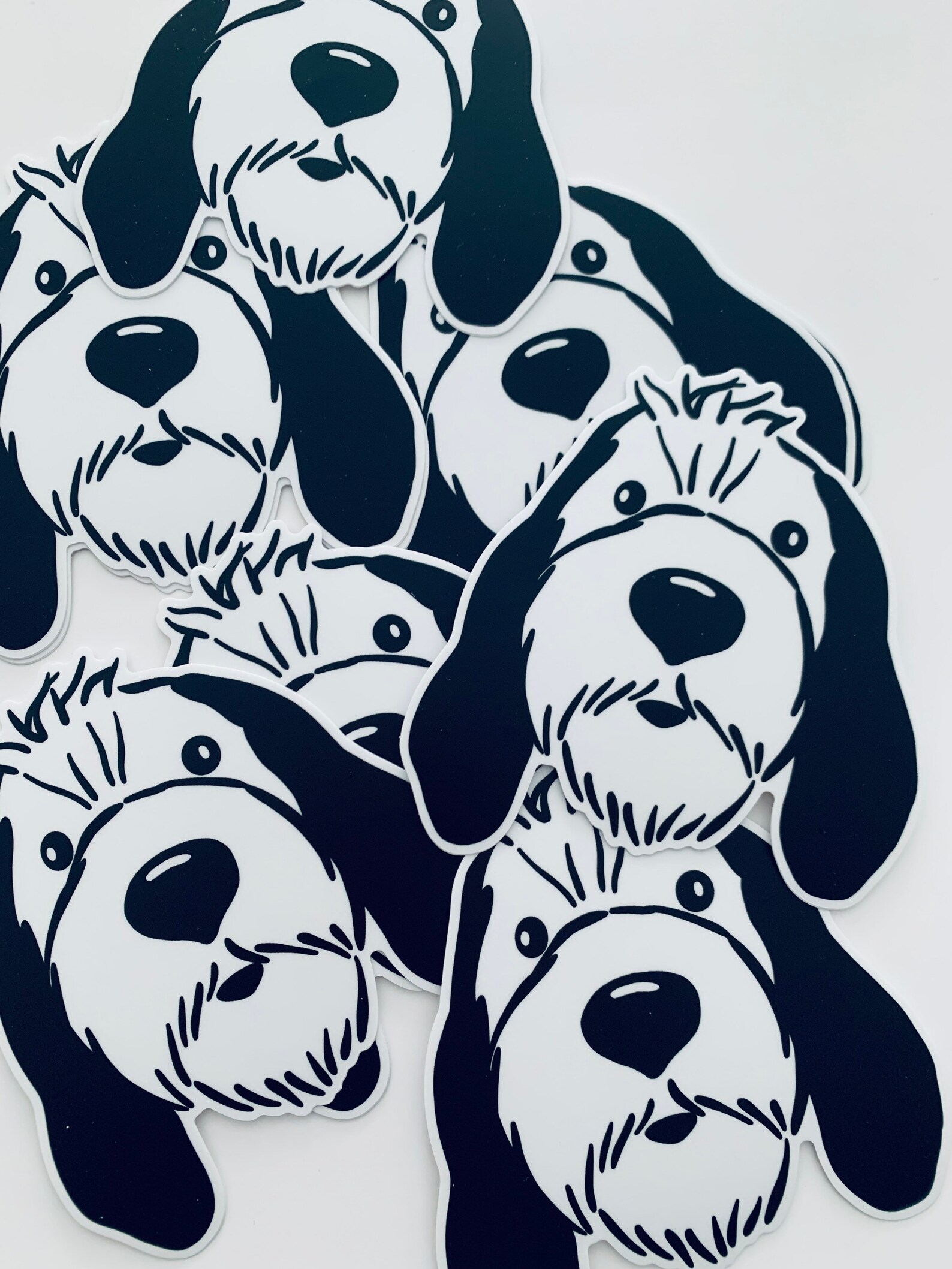 Dog Sticker PBGV Hound Dog | Etsy