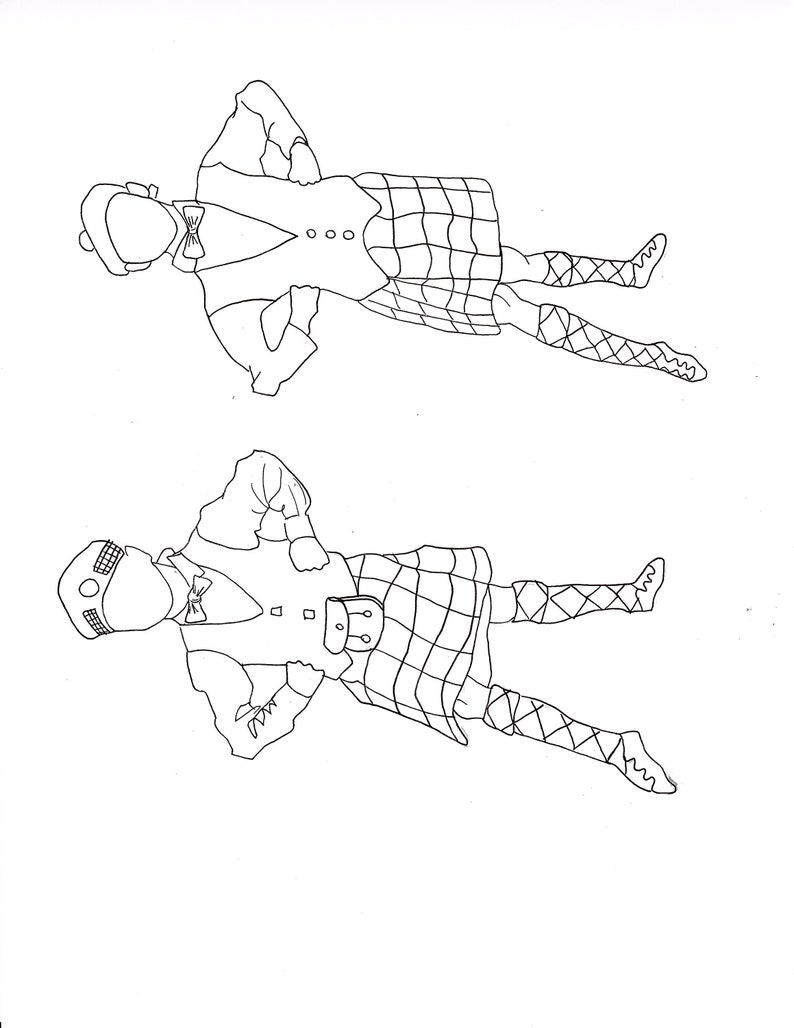 Highland Dance Colouring Book - National Edition - Etsy